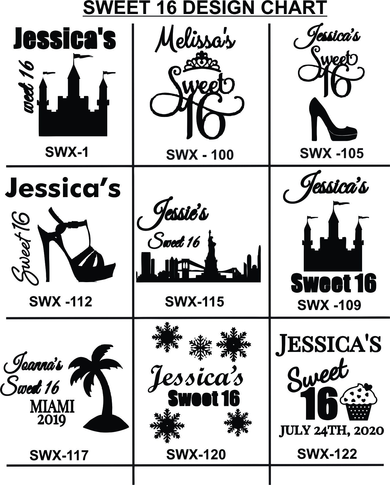 Candy Container Party Favor for Sweet Sixteen, Sweet 16 Personalized ...
