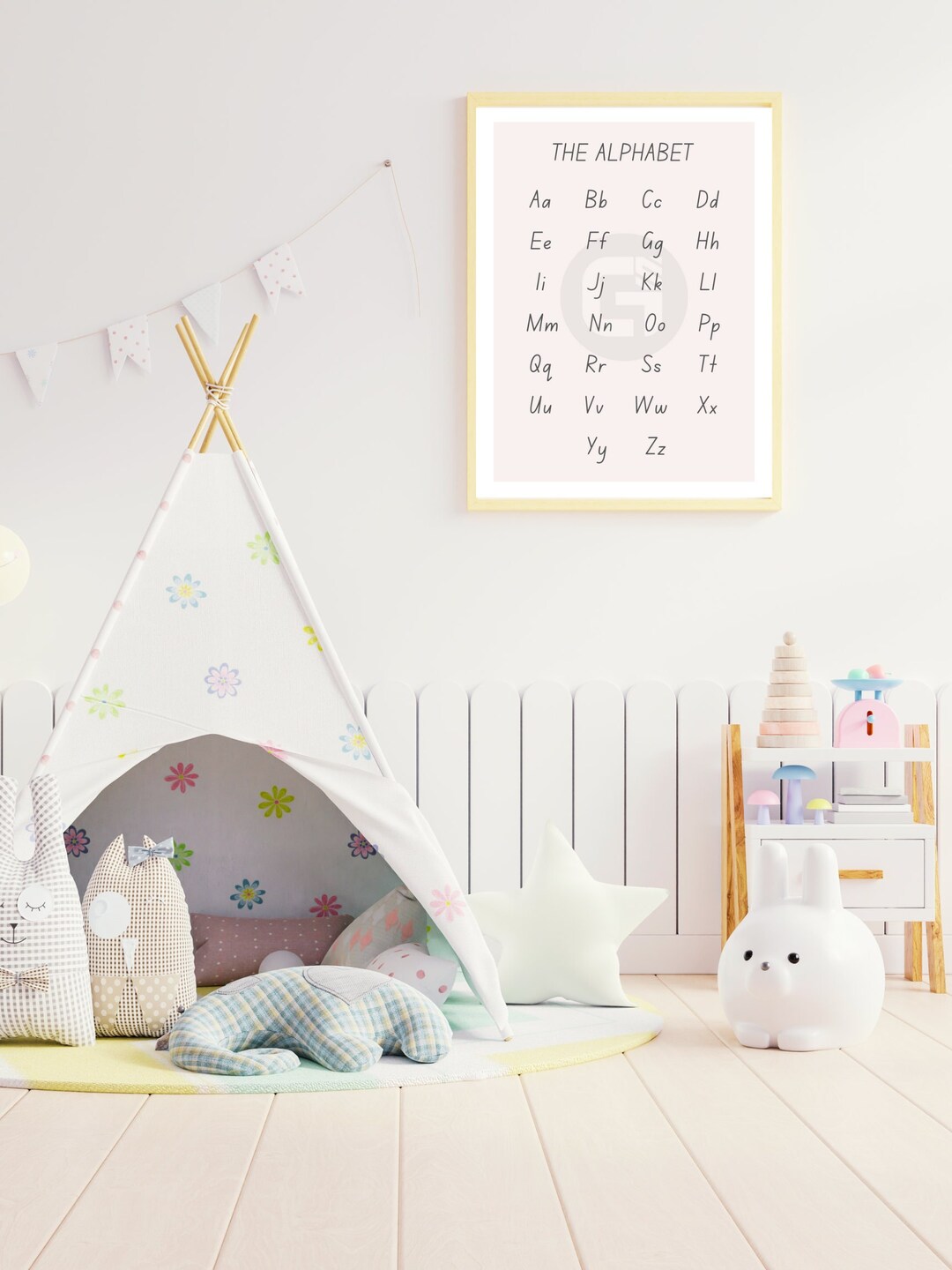 Alphabet Posters Digital Download in 4 Different Colors - Etsy