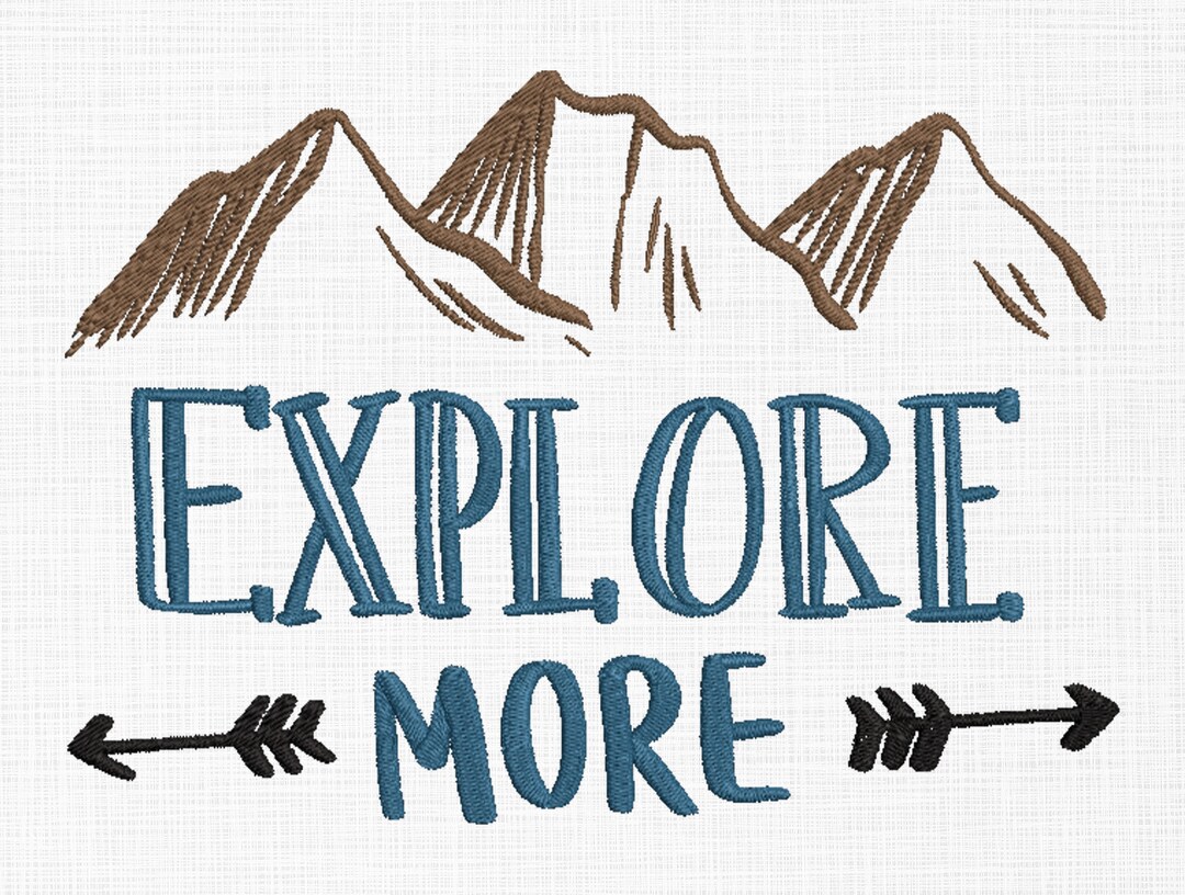 Explore More Embroidery Design Mountains Embroidery Design - Etsy