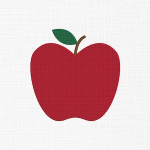 Apple Embroidery Design Apple Embroidery Files Fruits Embroidery ...