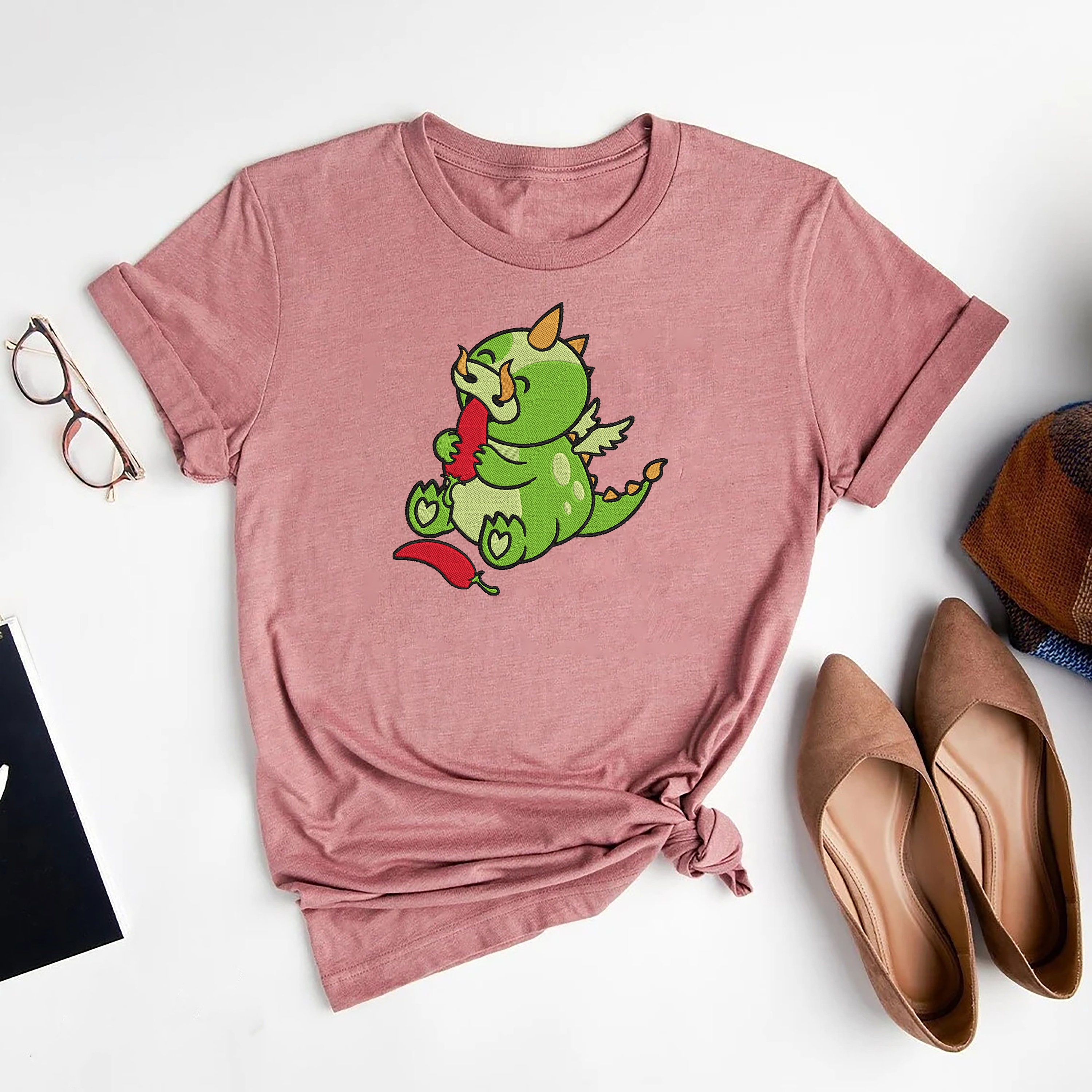 Baby Dragon Embroidery Design Cute Dragon Embroidery Design - Etsy