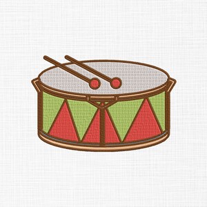 Drum Embroidery Design Musical Drum Embroidery Design Musical ...