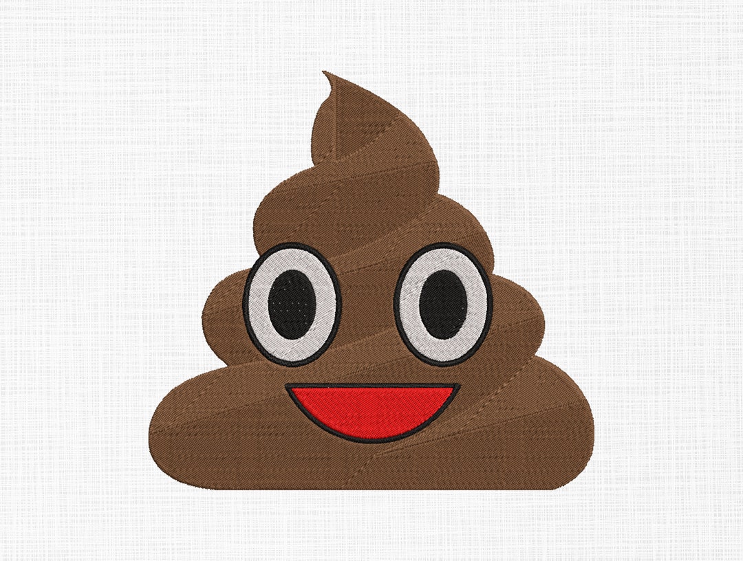 Cute Poop Embroidery Design Mini Embroidery Design Poop Embroidery ...