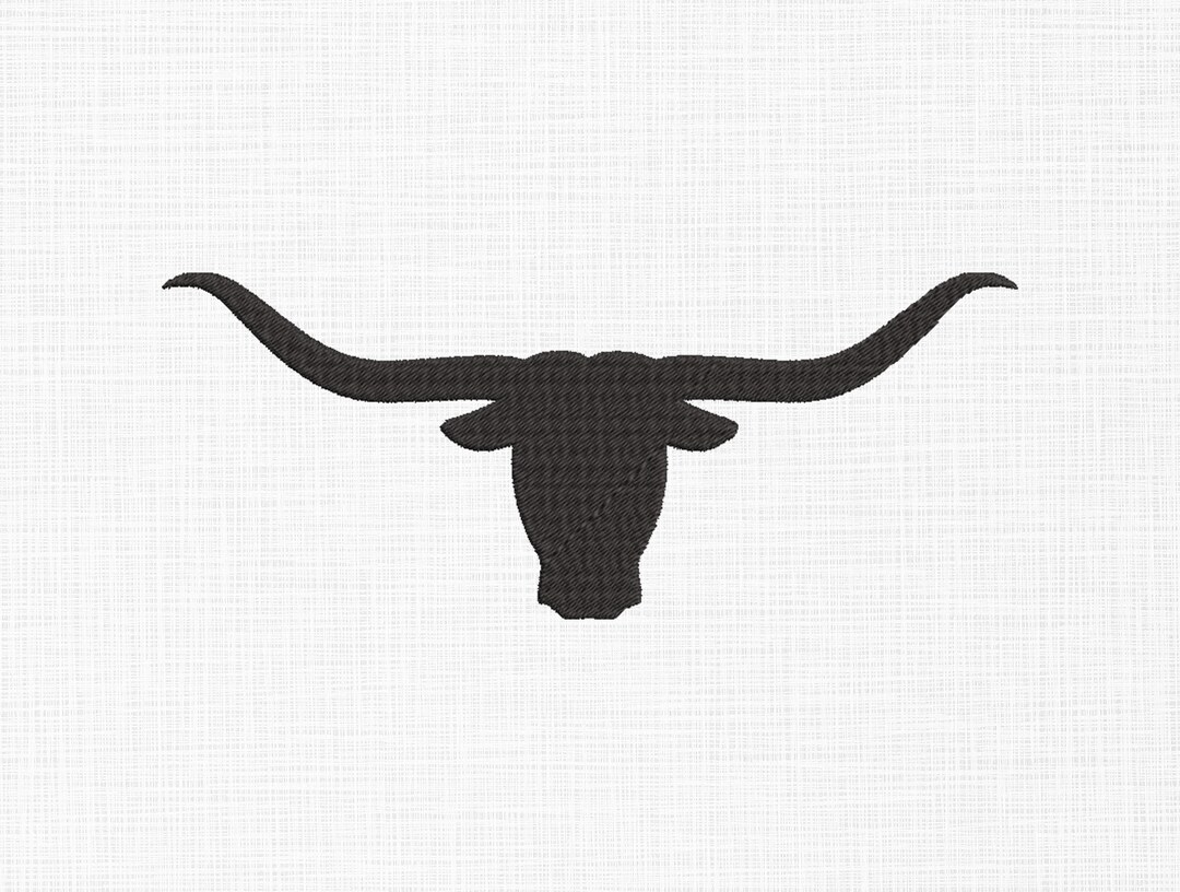 Buffalo Face Embroidery Design Buffalo Embroidery Files Silhouette ...