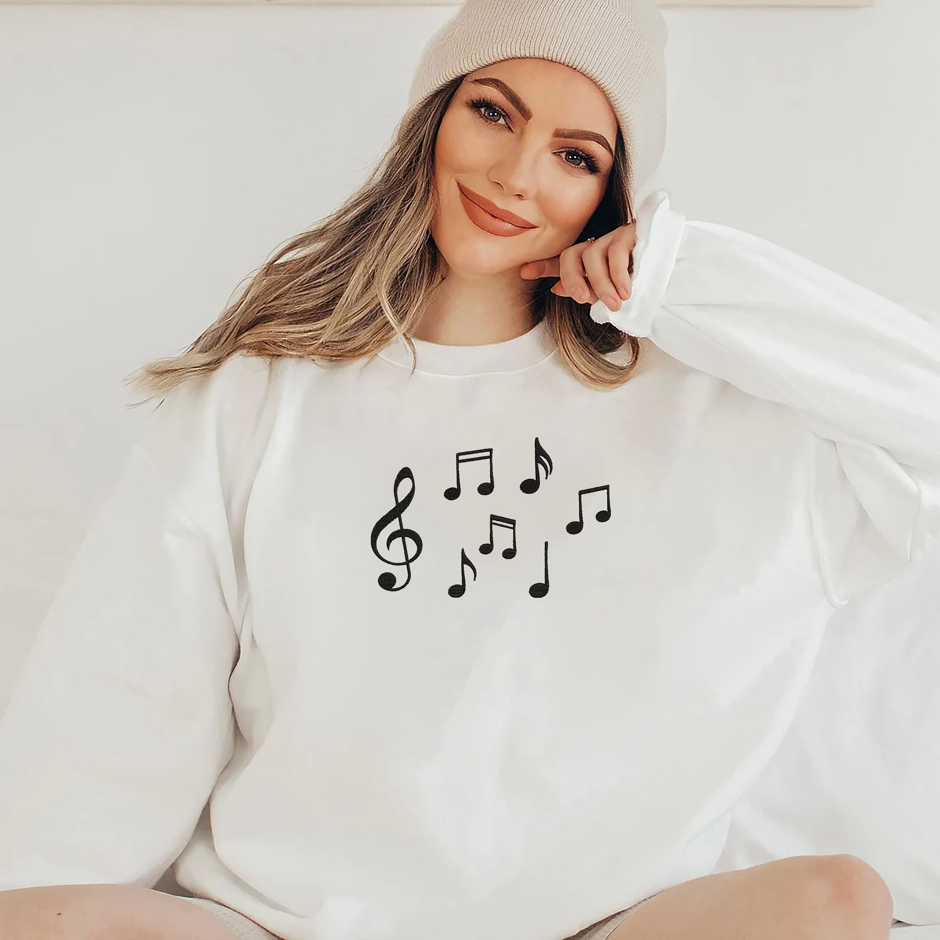 Music Notes Embroidery Design Treble Clef Notes Embroidery - Etsy