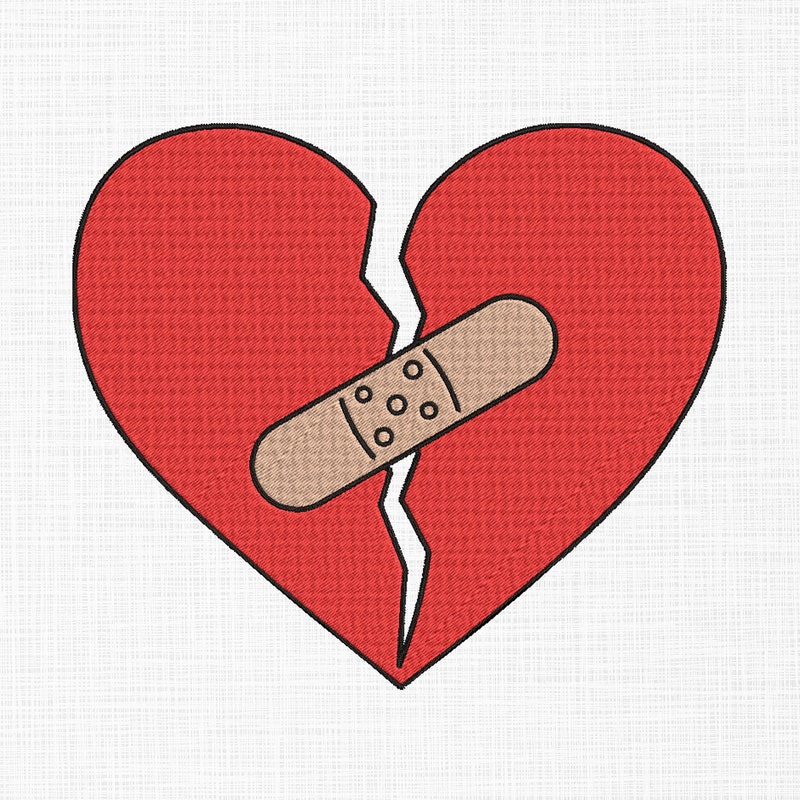 Heart Embroidery - Etsy