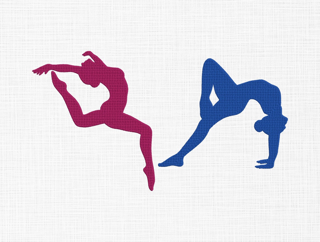 Gymnastic Embroidery Design Gymnastic Girl Embroidery Design Love ...