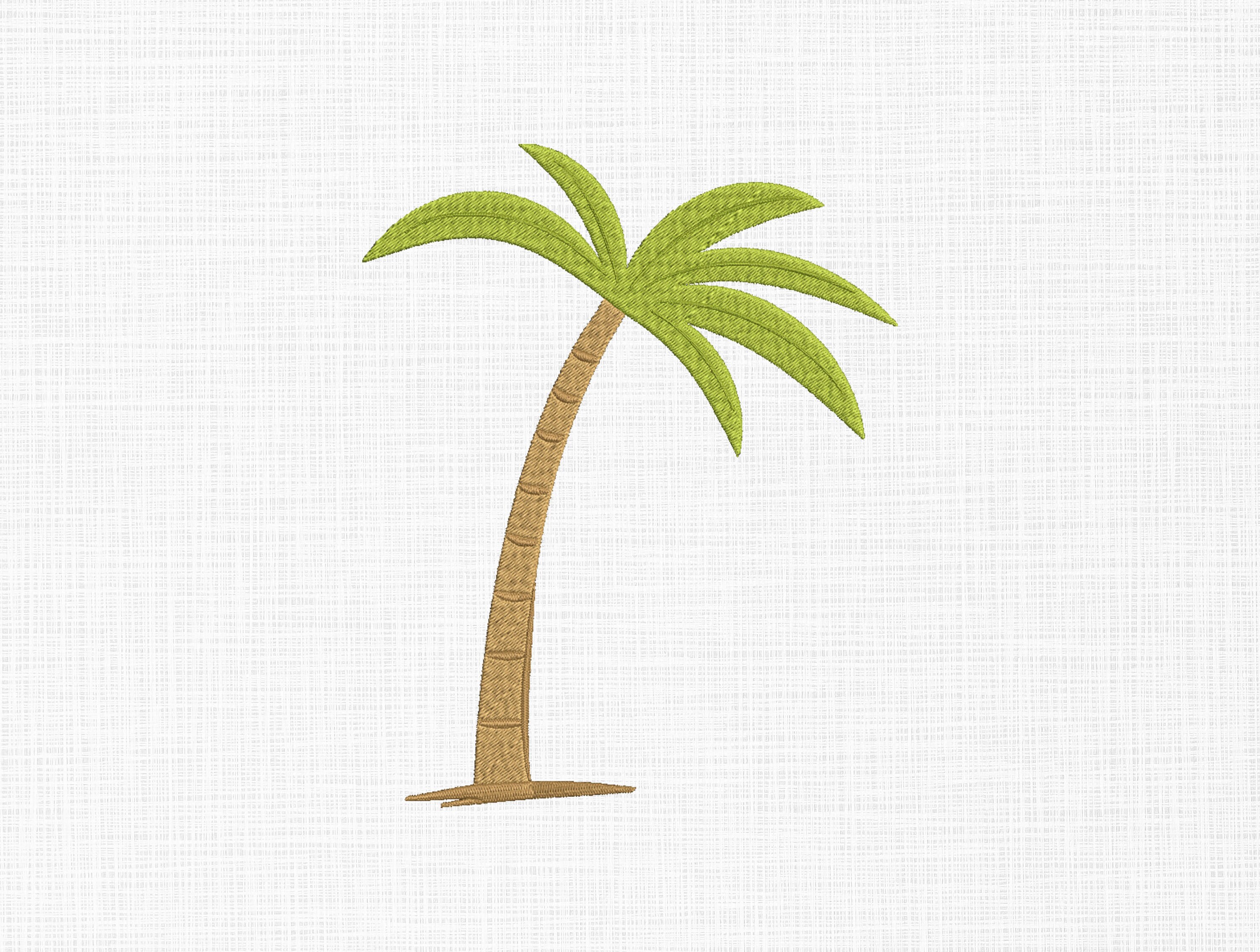 Palm Tree Embroidery Design Tree Embroidery Design Palm Tree - Etsy