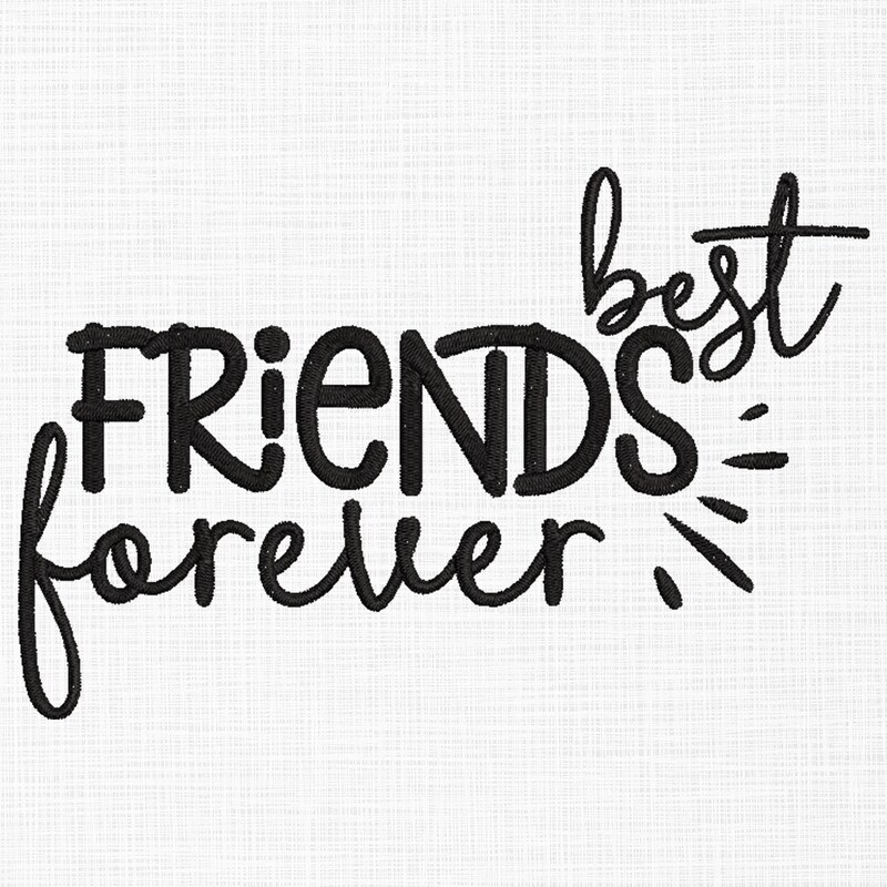 Friends Embroidery Design - Etsy