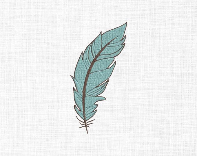 Feather Embroidery Design, Feder Stickdatei 9 Sizes, 9 Größen! - Etsy.de