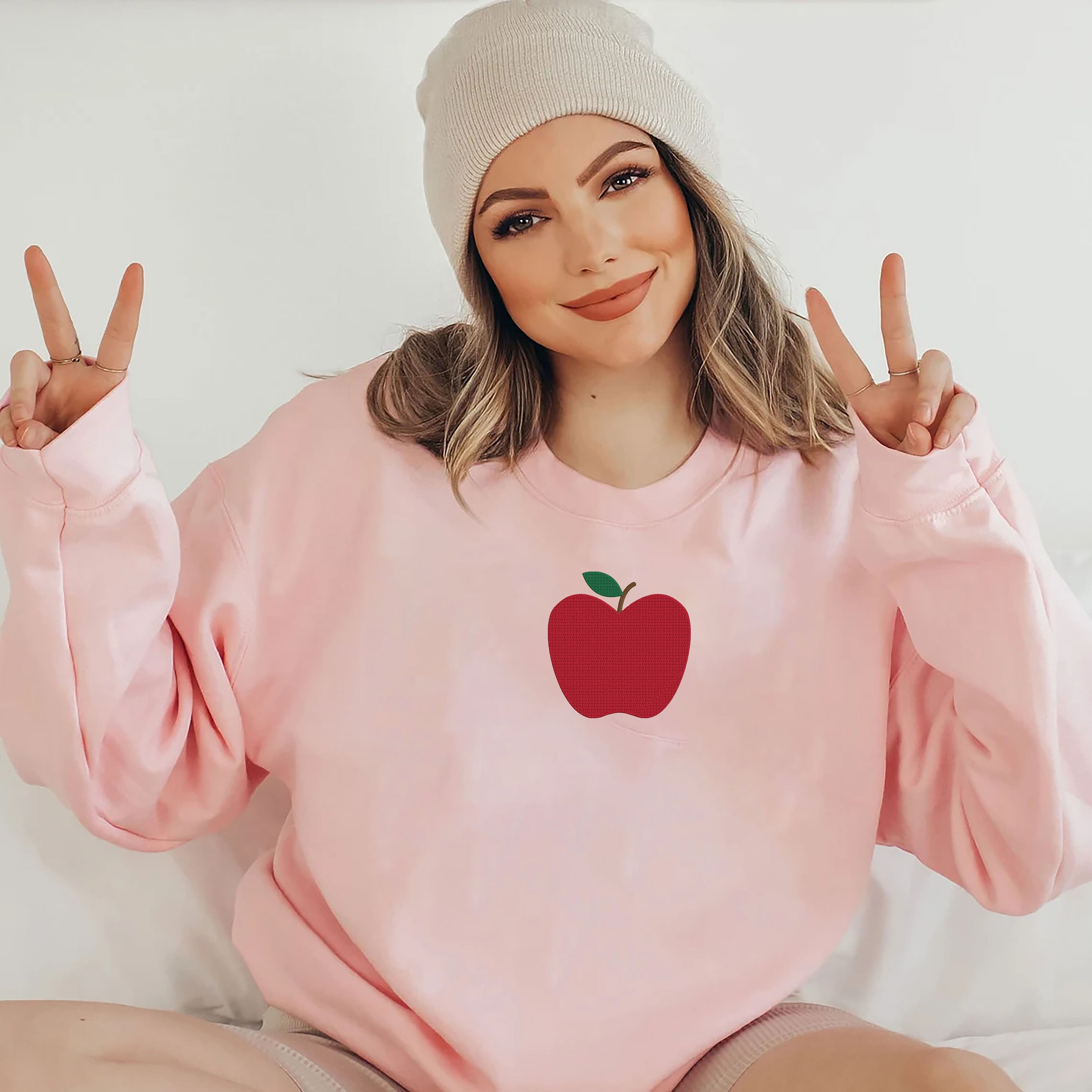 Apple Embroidery Design Apple Embroidery Files Fruits Embroidery ...