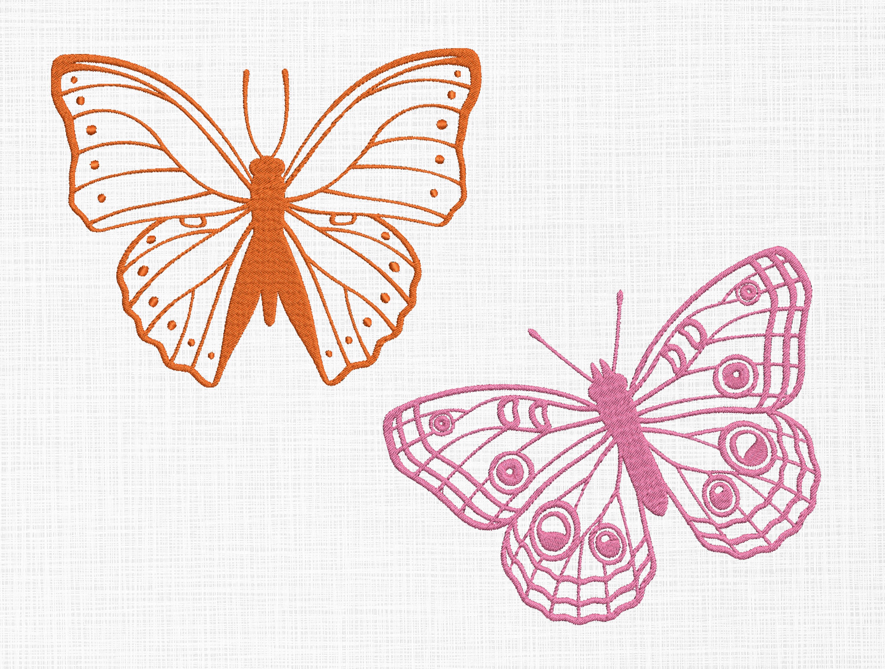 Butterfly Embroidery Design Butterfly Bundle Embroidery Design - Etsy