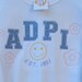 Alpha Delta Pi Sorority Crest Embroidered Sweatshirt - Etsy