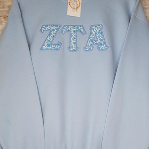 Zeta Tau Alpha Sorority Sweatshirt - Etsy