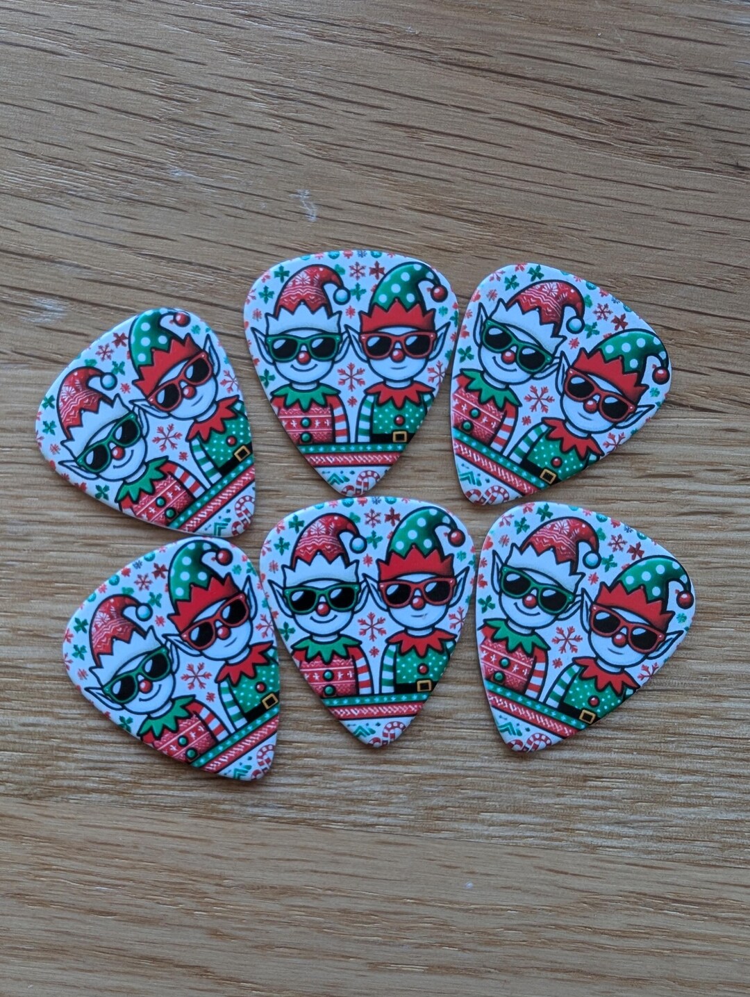 Elf Christmas Picks Festive and Holiday Season Radical Guitar and Bass ...