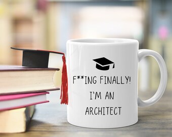 Architect Mug Gift for Architect Architect Graduation - Etsy