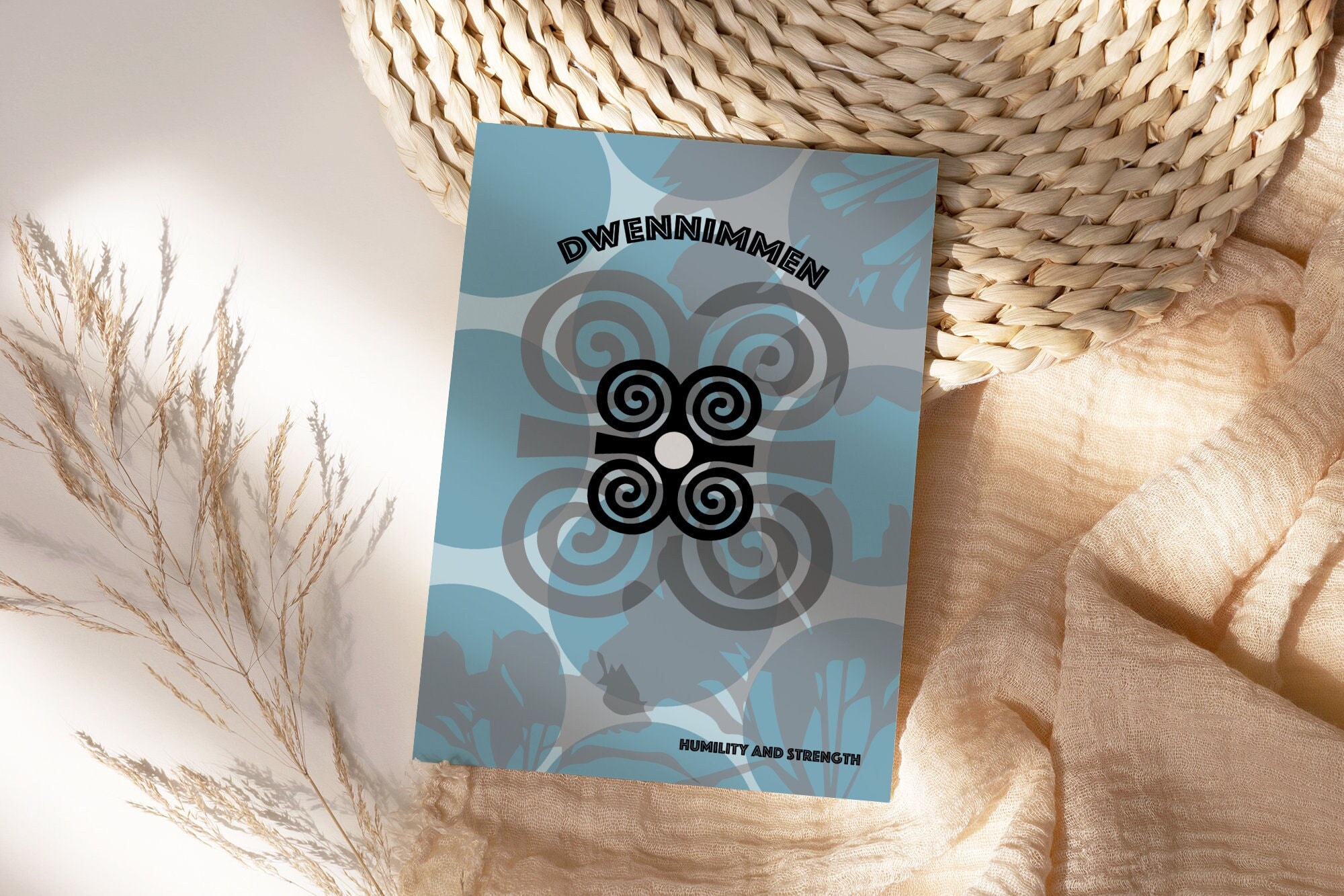 DWENNIMMEN, ADINKRA SYMBOL, Strength Ad Humility. Downloadable Card - Etsy