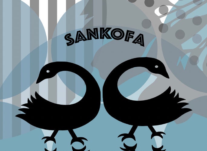SANKOFA, ADINKRA SYMBOL Downloadable Occasional Card, It's Ok to Go ...