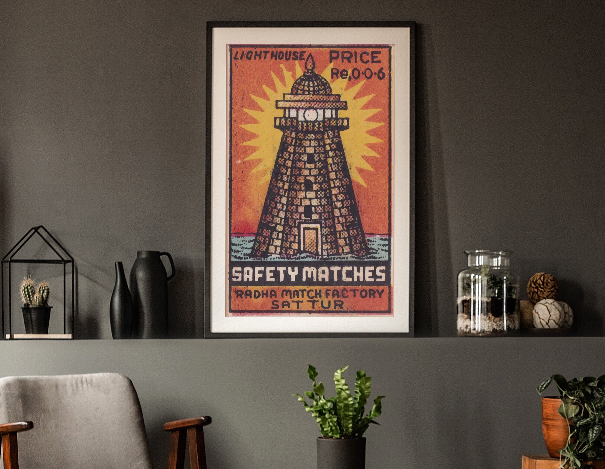 Indian Matchbox Downloadable Cover Art and Design - Etsy