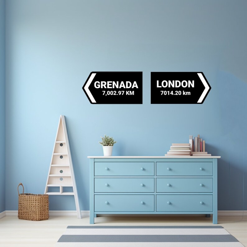 Personalised Road Signs Road Signs Bedroom Decoration Bedroom Wall Art ...