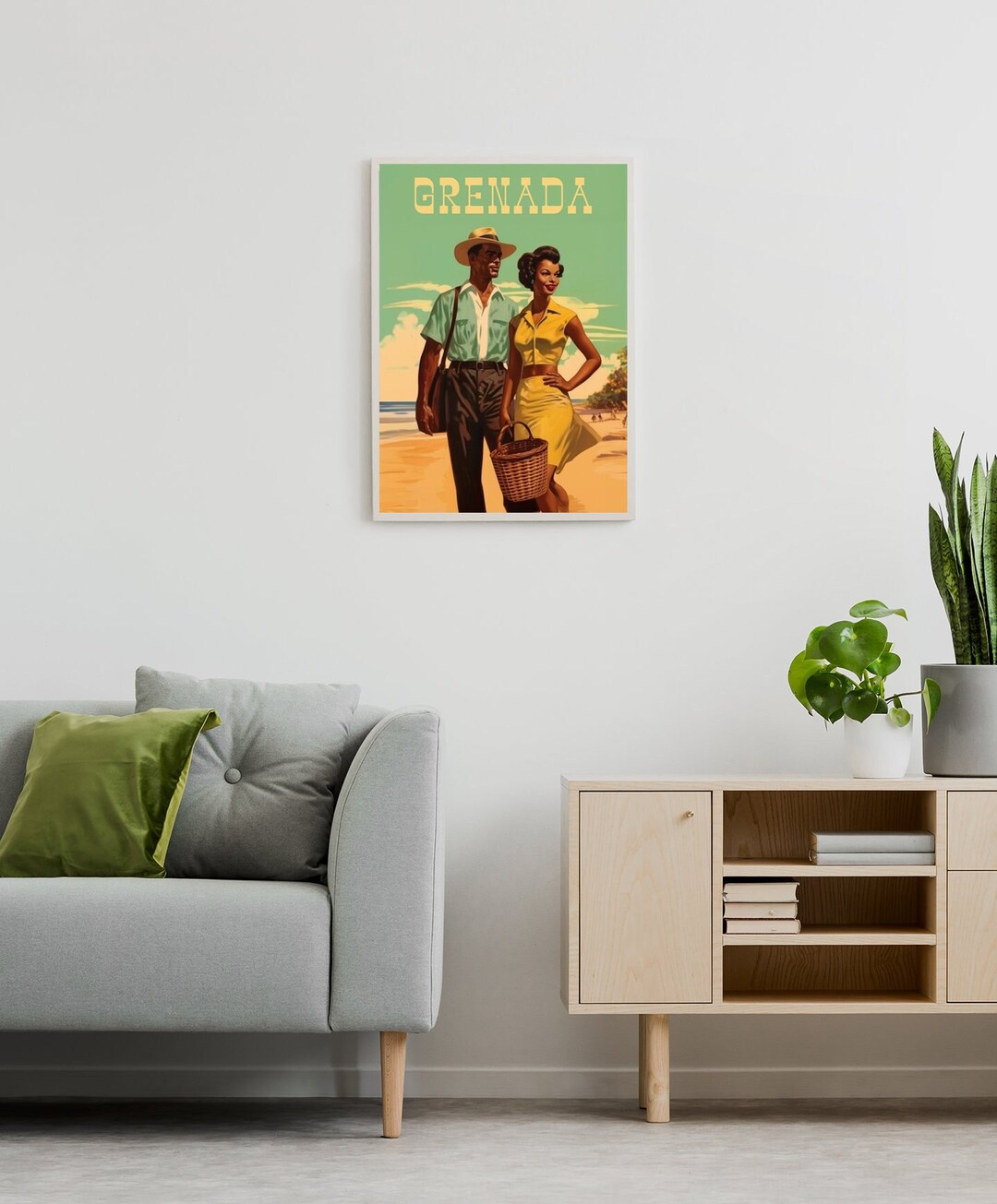 Caribbean Island Poster Personalised Poster Wall Art Poster Travel ...