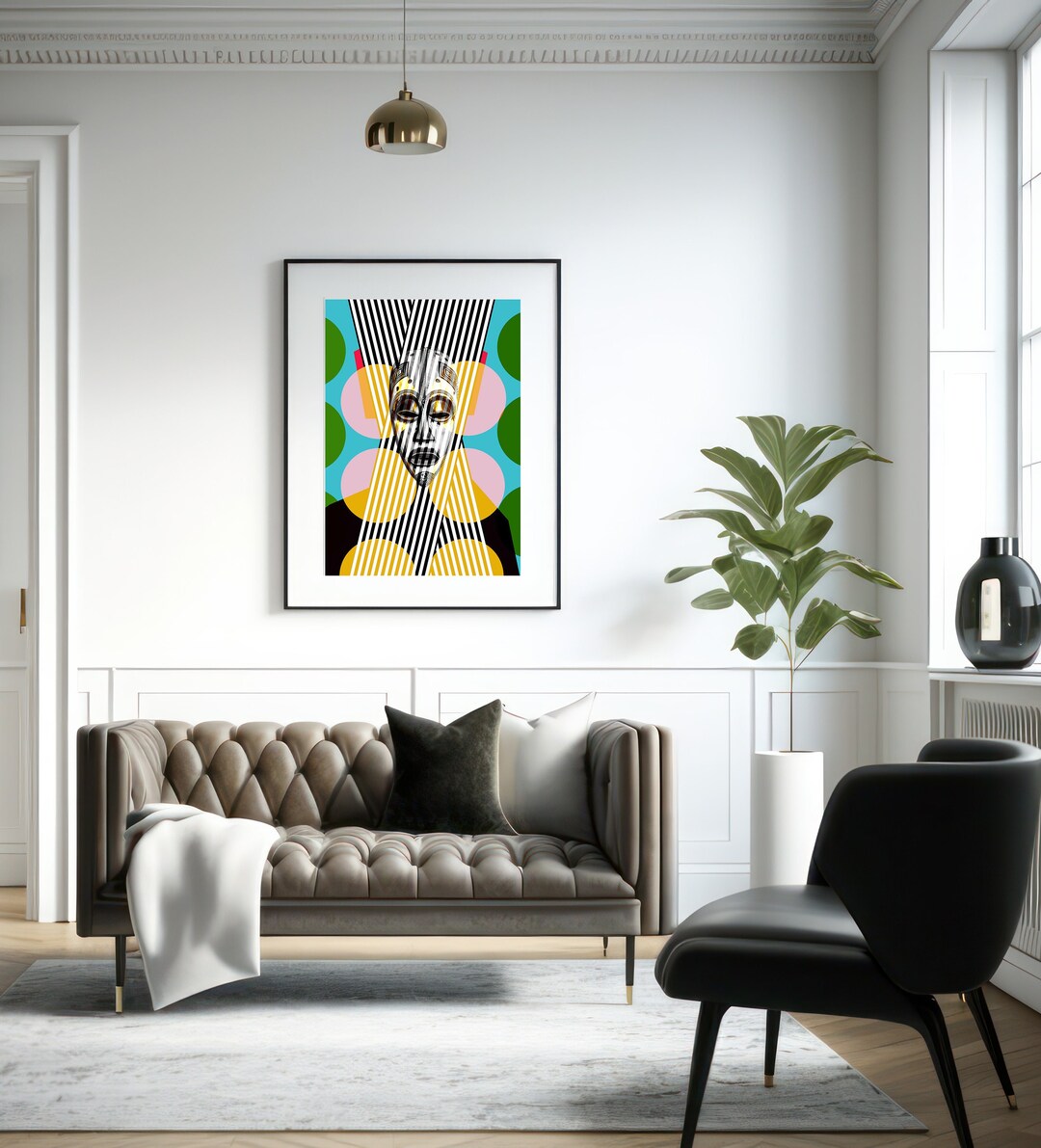 SOFA Mask Design I Original Art Downloadable | Collectables | - Etsy