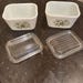 2 Vintage Pyrex Spring Blossom/crazy Daisy 501 Refrigerator Dishes - Etsy