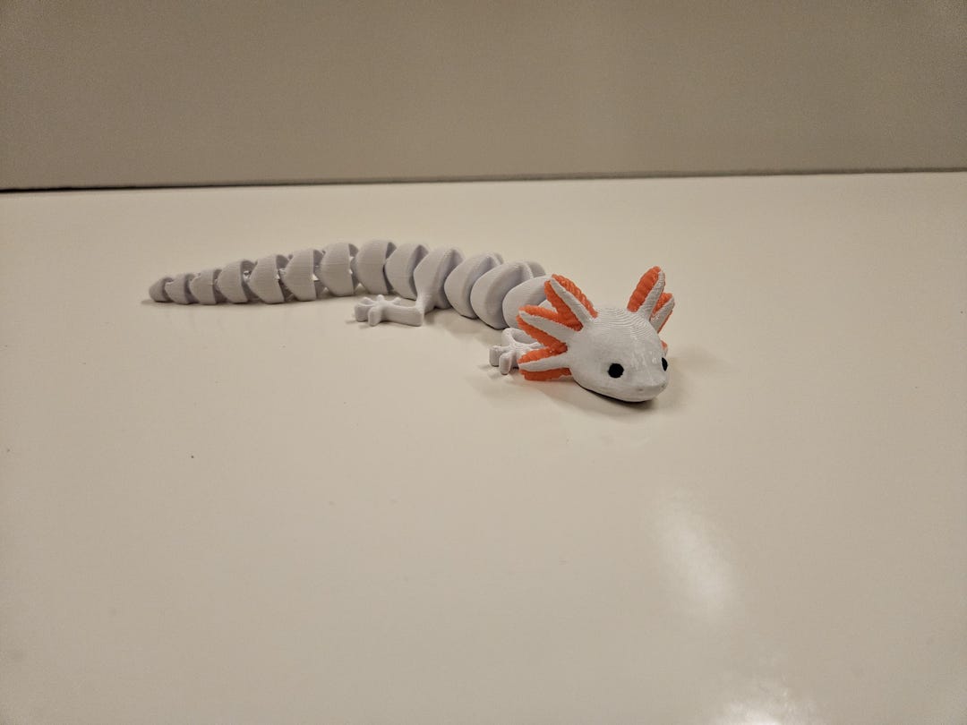 Axolotl Articulating, Color Options, 3D Printed - Etsy