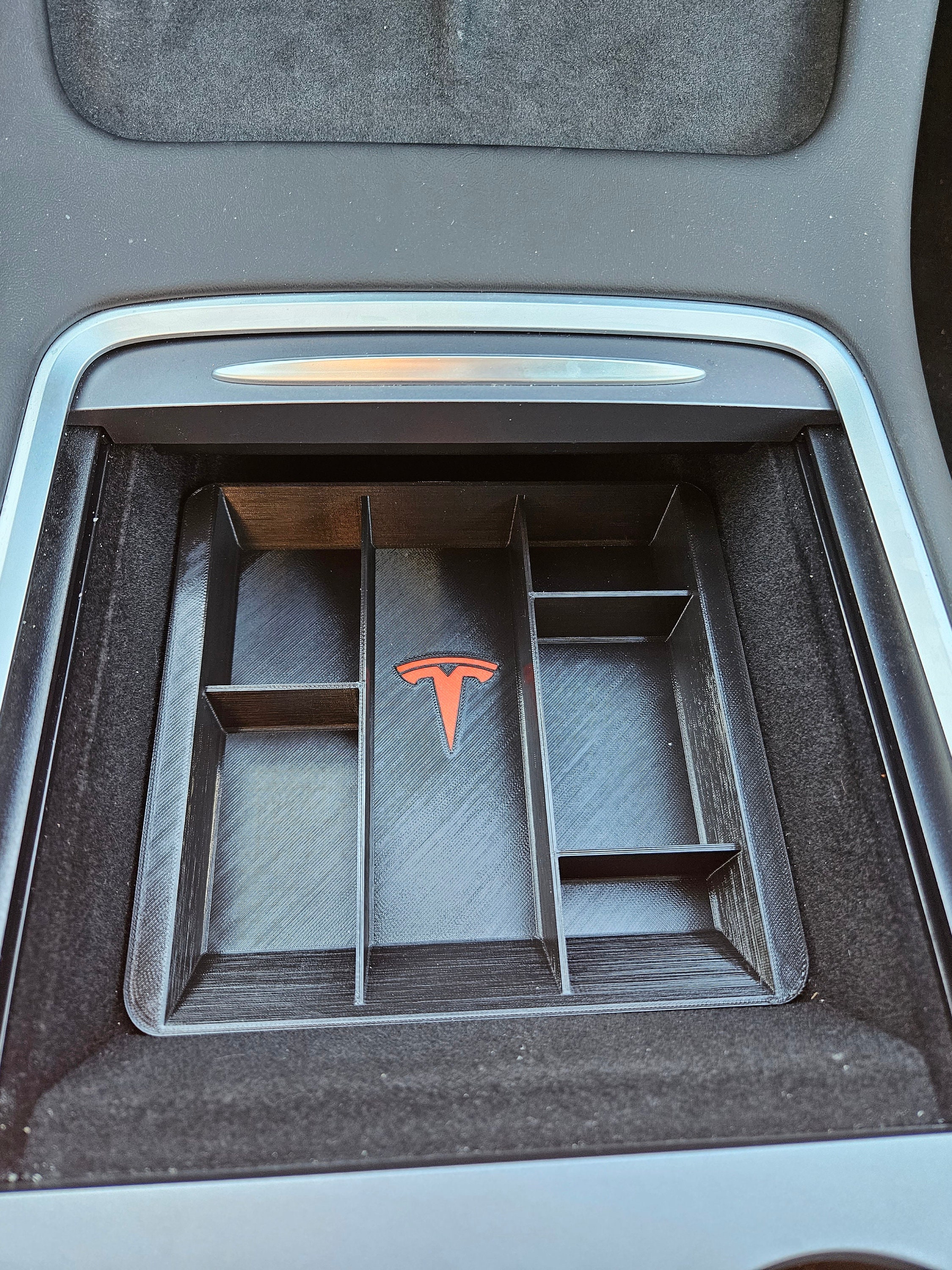 Tesla Center Console Tray / Bin / Shelf / Organizer. Model 3 or Model Y ...