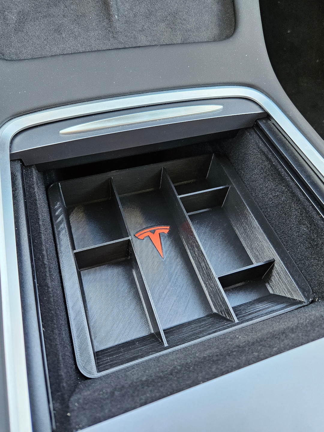 Tesla Center Console Tray / Bin / Shelf / Organizer. Model 3 or Model Y ...