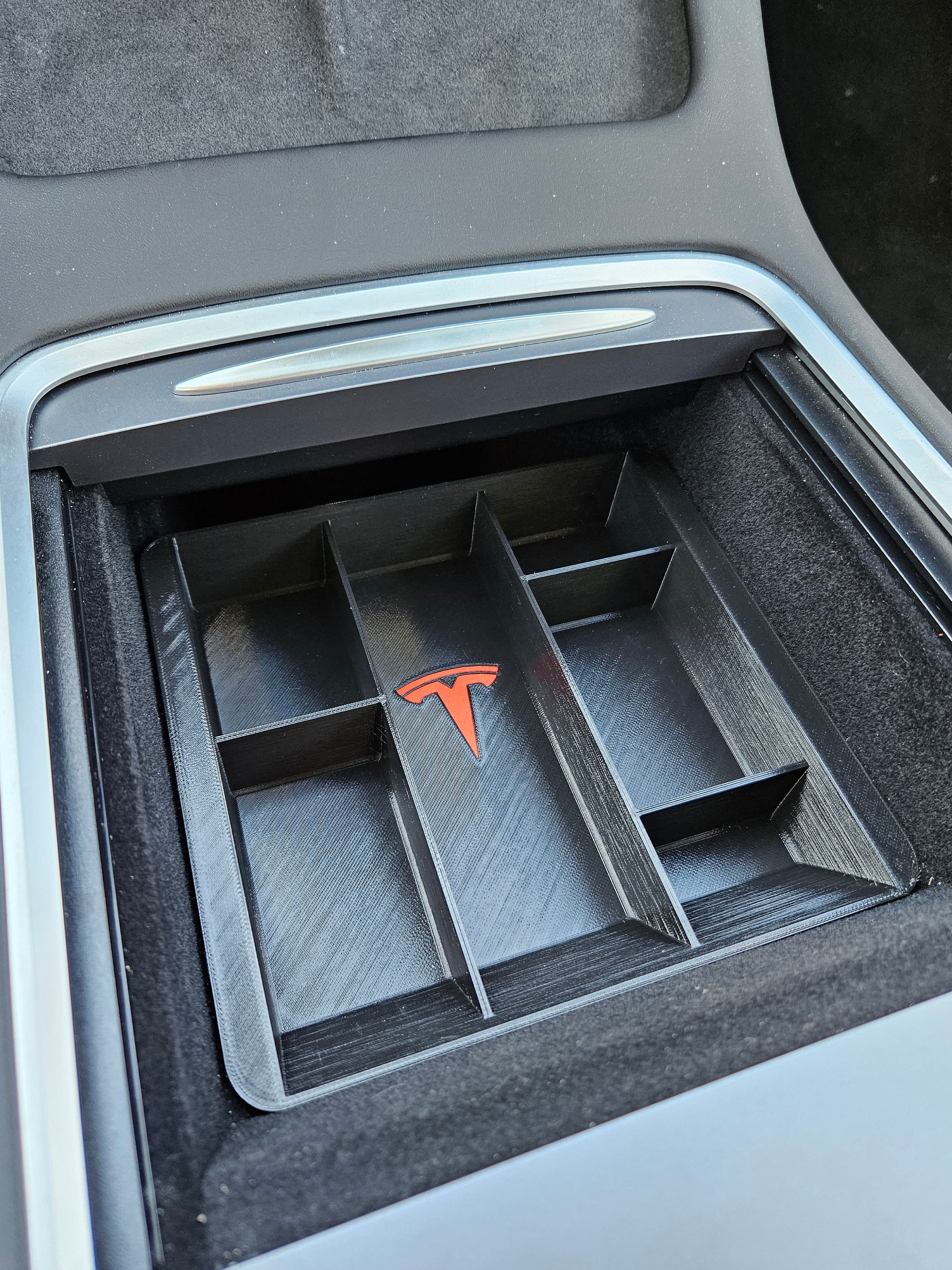 Tesla Center Console Tray / Bin / Shelf / Organizer. Model 3 or Model Y ...