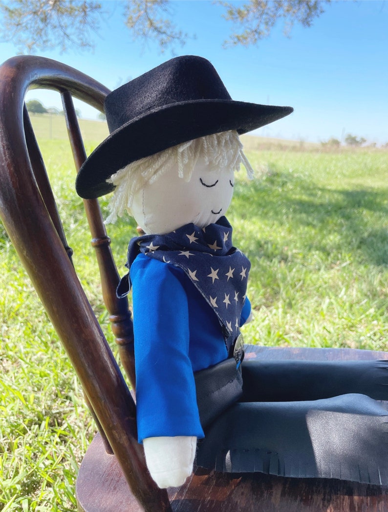 Handmade Cowboy Doll, Heirloom Doll, Rodeo Doll, Western Doll, First ...