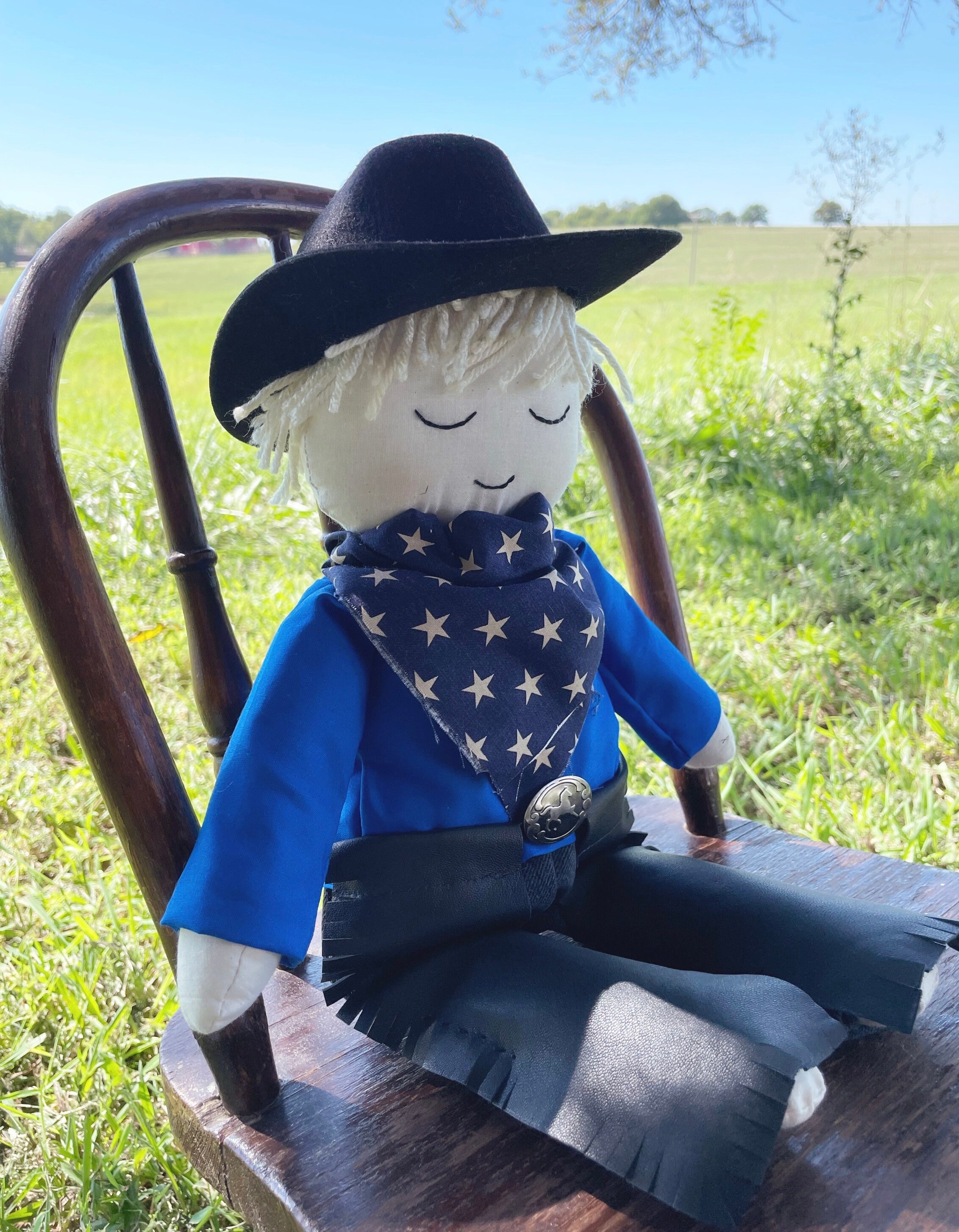 Handmade Cowboy Doll, Heirloom Doll, Rodeo Doll, Western Doll, First ...