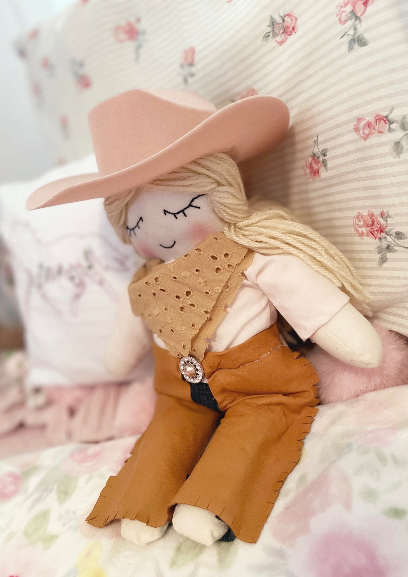 Cowgirl Doll, Western Doll, Rodeo Doll, Heirloom Cowgirl Doll, Cowgirl ...