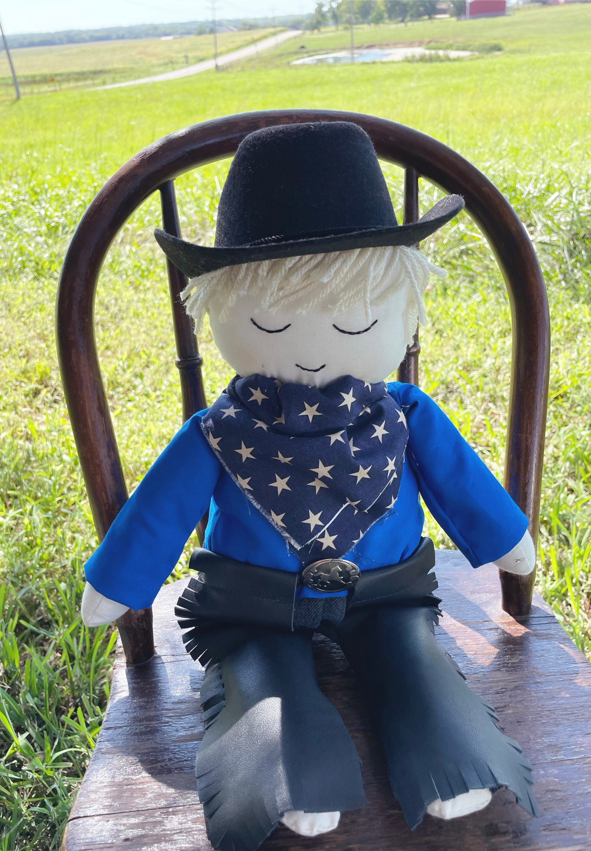 Handmade Cowboy Doll, Heirloom Doll, Rodeo Doll, Western Doll, First ...