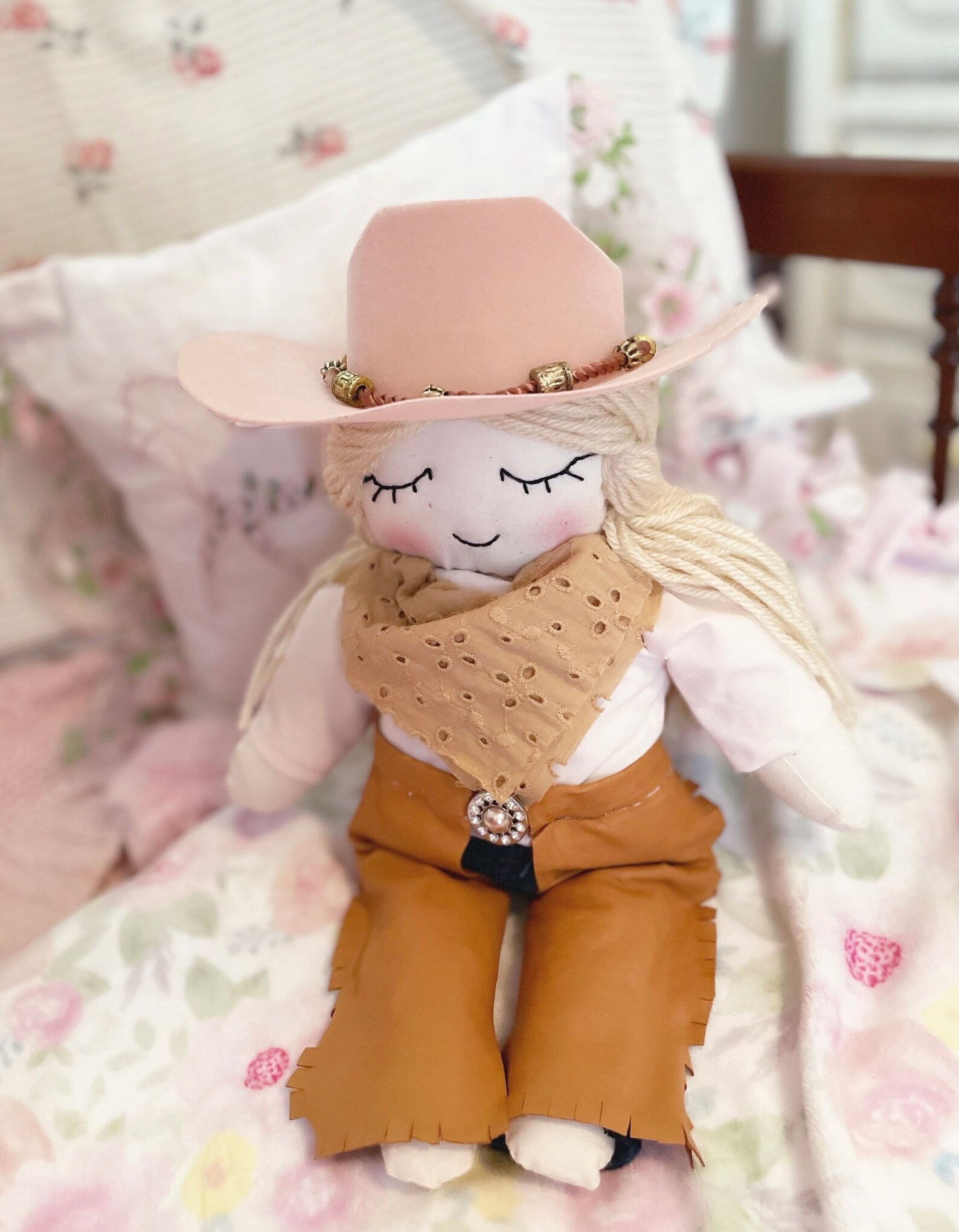 Cowgirl Doll, Western Doll, Rodeo Doll, Heirloom Cowgirl Doll, Cowgirl ...