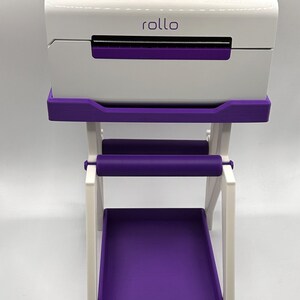 Rollo Purple Wireless Thermal Printer Stand Label Holder (rolls and ...