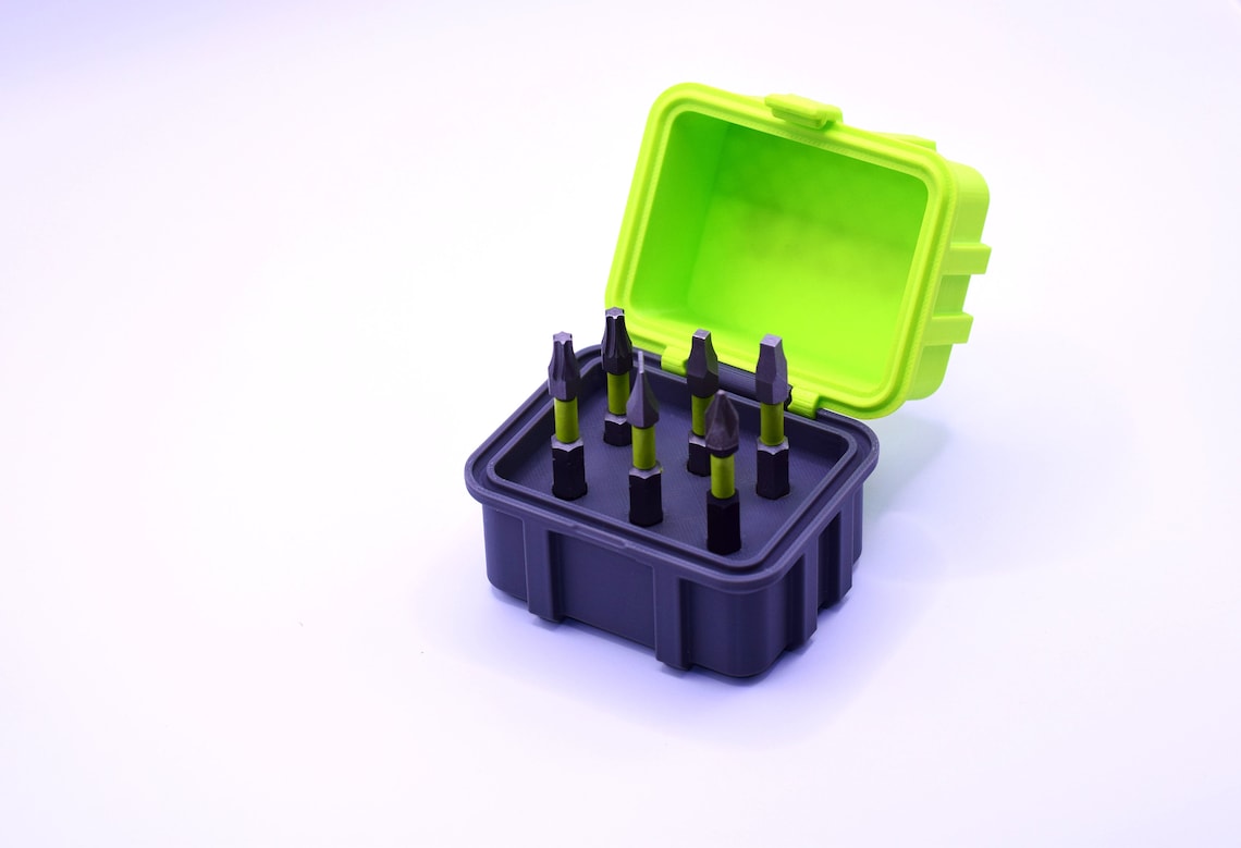 Ryobi Mini Rugged Box Storage Case for Countersink, Router Bits, Drill ...