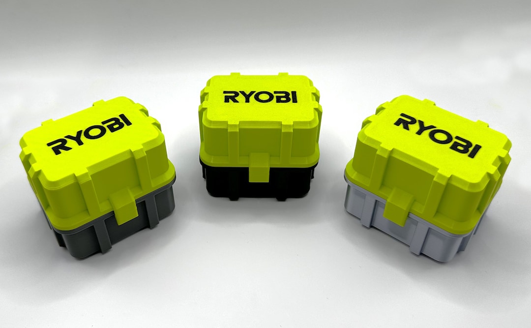 Ryobi Mini Rugged Box Storage Case for Countersink, Router Bits, Drill ...