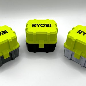 Ryobi Mini Rugged Box Storage Case for Countersink, Router Bits, Drill ...