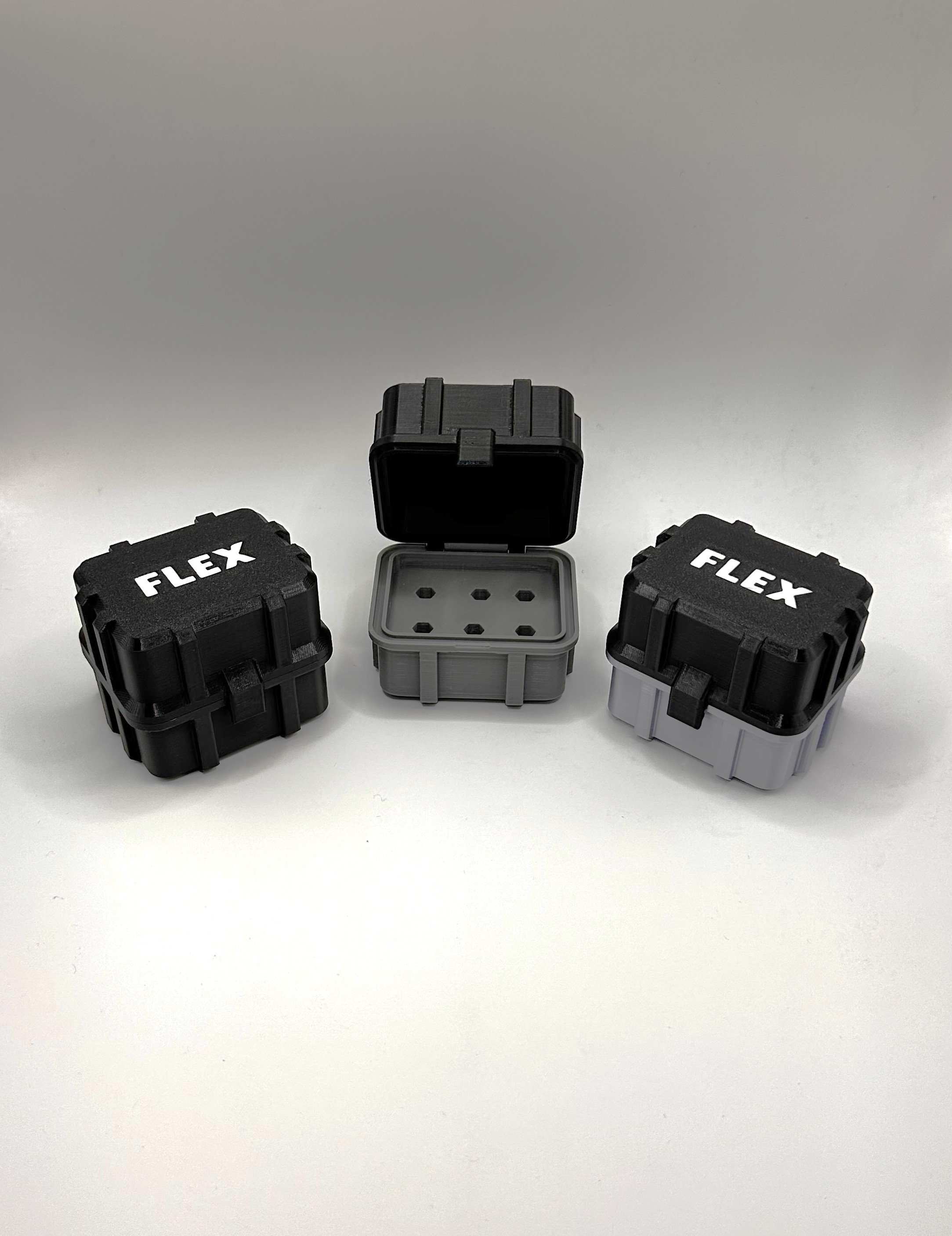 Flex Mini Rugged Box Storage Case | for Countersink, Router Bits, Drill ...
