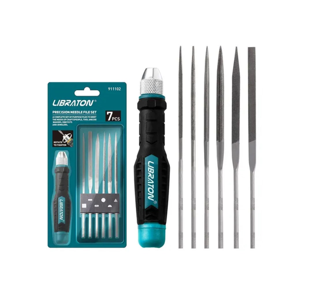 Needle File Set With 6pc Interchangeable Small Files - Etsy