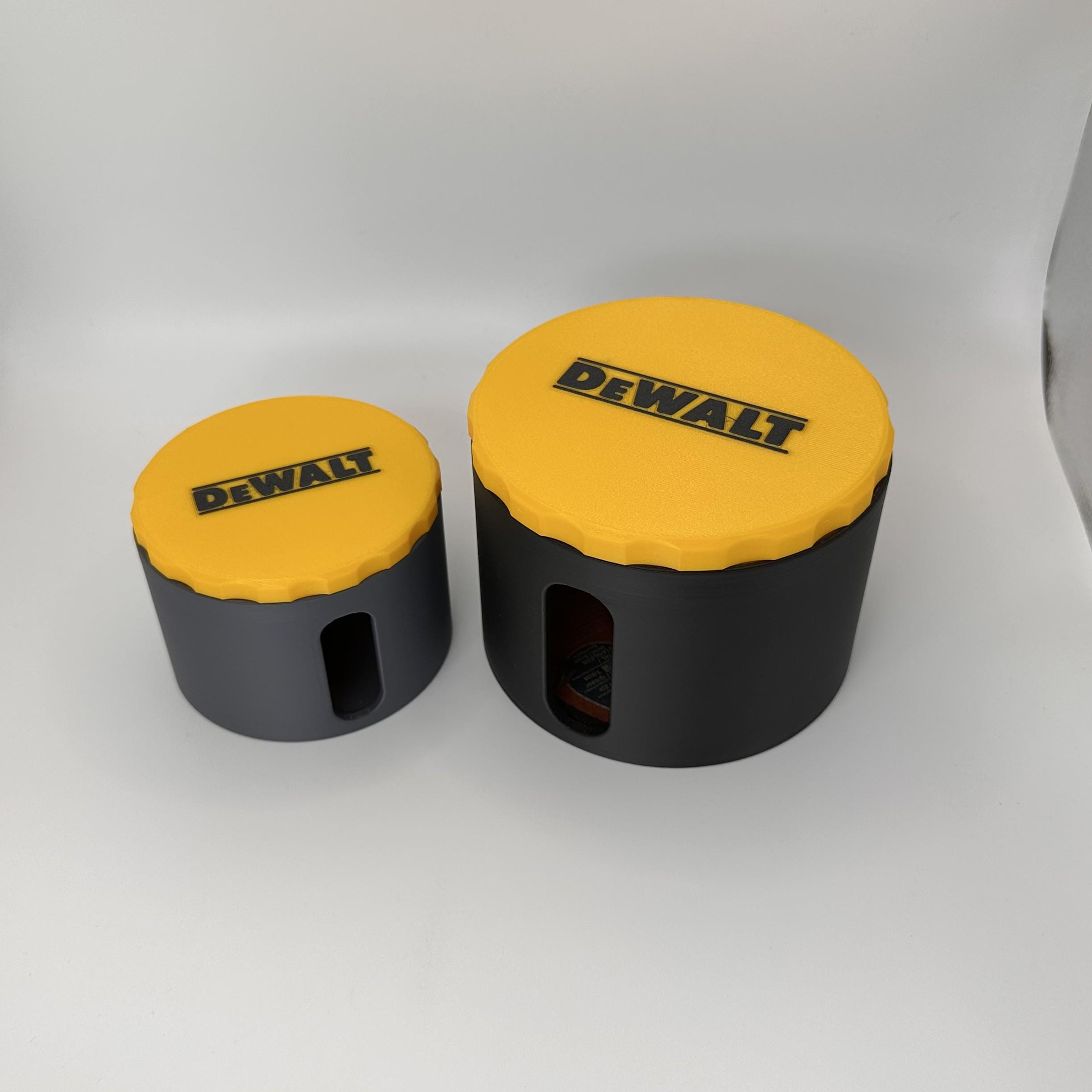 Dewalt Grinder Disc Organizer Box | for 3 Inch, 4 Inch, 4.5 Inch and 5 ...