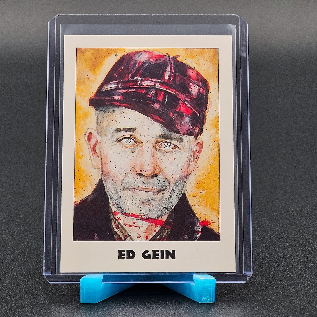 True Crime Card #81 Ed Gein 'butcher of Plainfield' - Etsy