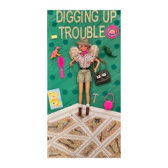 Discovery Barbie | A Barbie for Every Mood (barbie Canvas Art, Upcycled ...