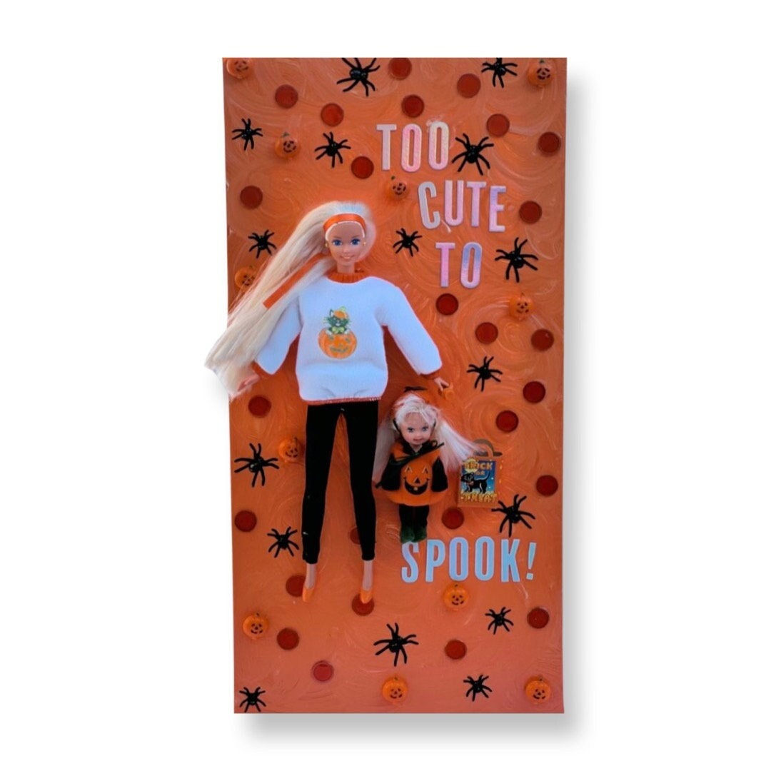 Too Cute to Spook | A Barbie for Every Mood (barbie Canvas Art ...