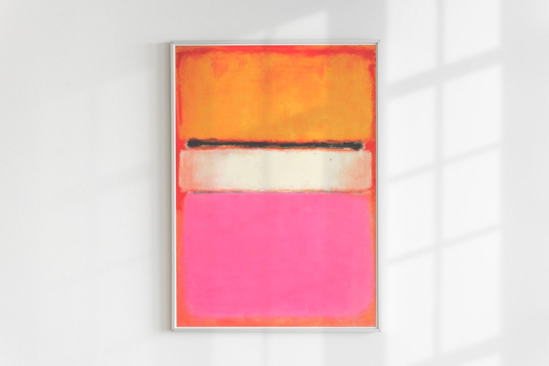 Mark Rothko White Center Canvas, Rothko Reproduction, Abstract Canvas ...