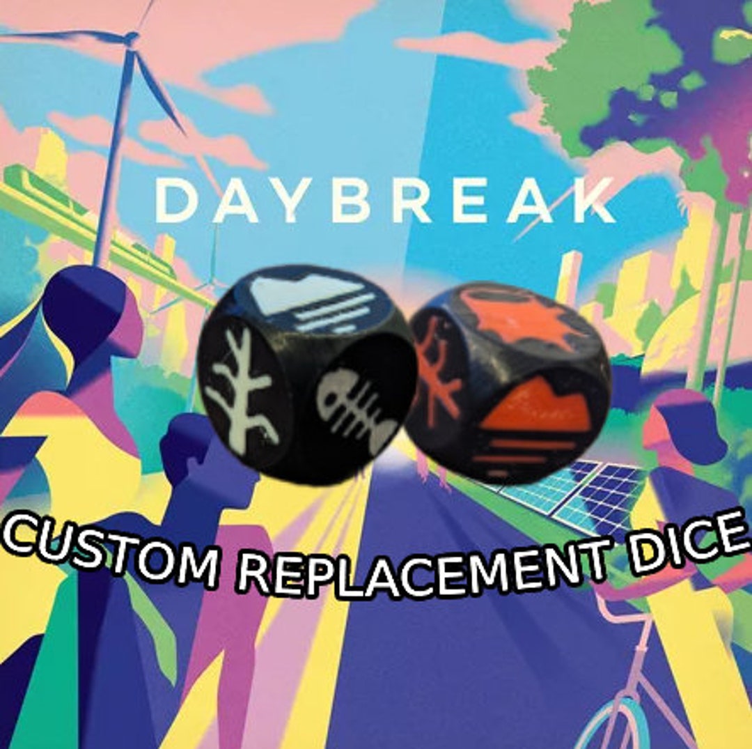 1x Plastic Replacement Dice for Daybreak Board Game Enhance Your ...