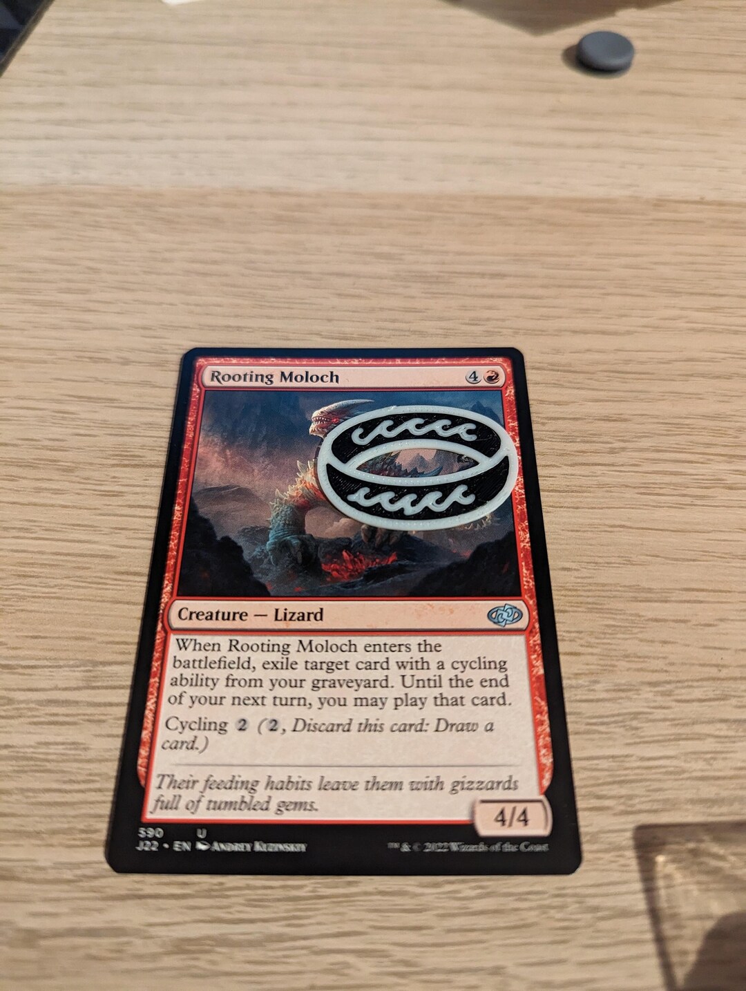 Custom 3D Printed Magic the Gathering Reminder: the Ultimate Ring ...