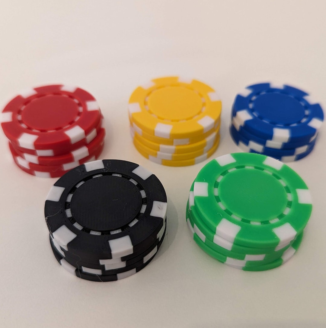 1x Personalized Poker Chip Colors - Create Your Own Colored Casino ...